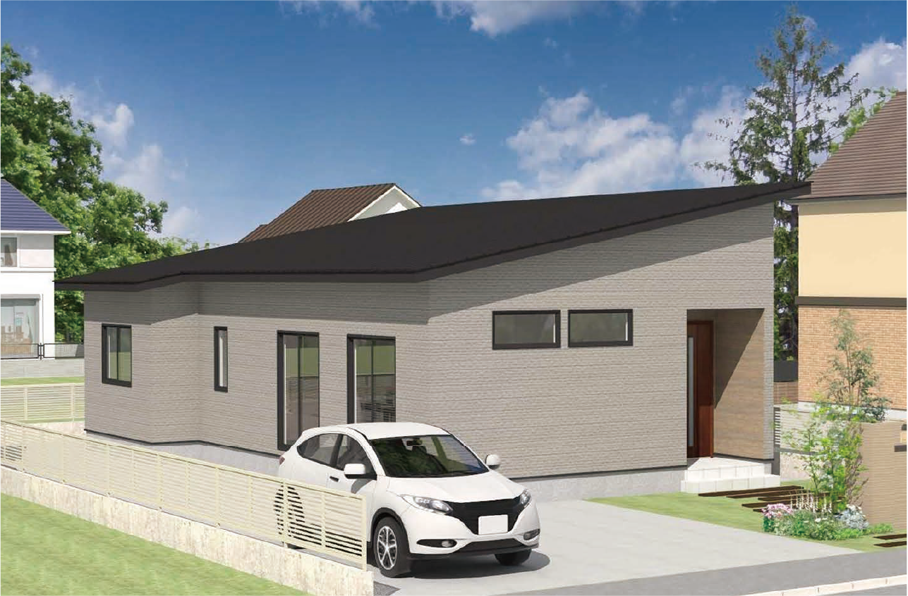 【平屋】2LDK／3,054万円（税込み） | 白岩工務店